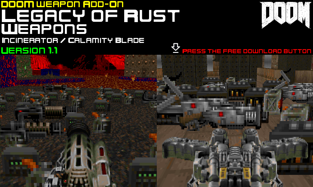 (Doom Weapon mod) Legacy of Rust weapons v1.1 by CPOsample on DeviantArt