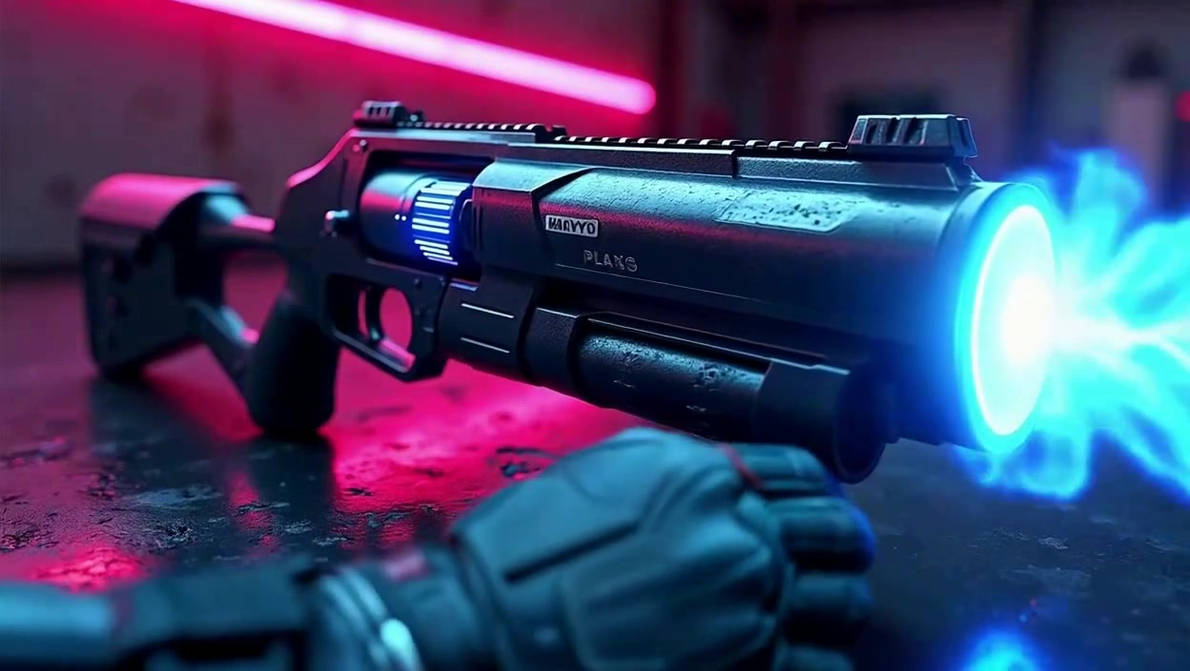 Experimental prototype PLasma rifle at the range by evenmaddercleveland ...