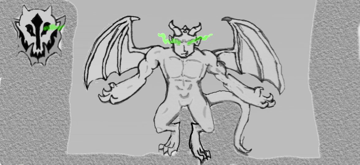 Undertale OC: Genes (the Gargoyle) by ArceusWarlord22 on DeviantArt