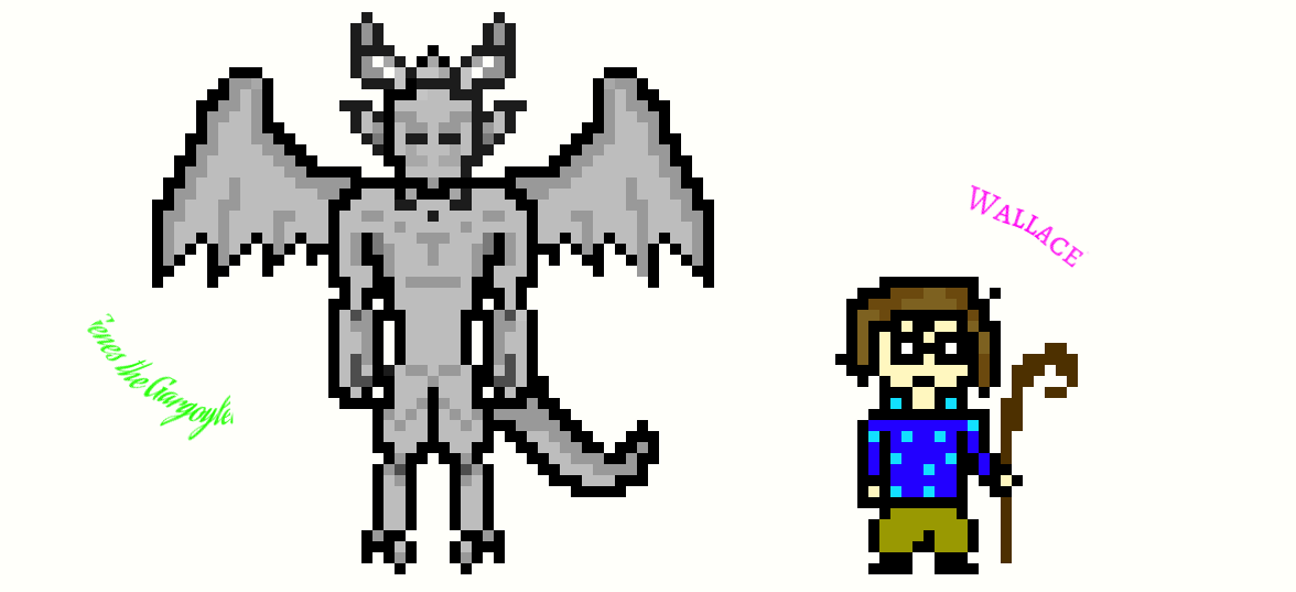 Genes and Wallace Pixel Art by ArceusWarlord22 on DeviantArt