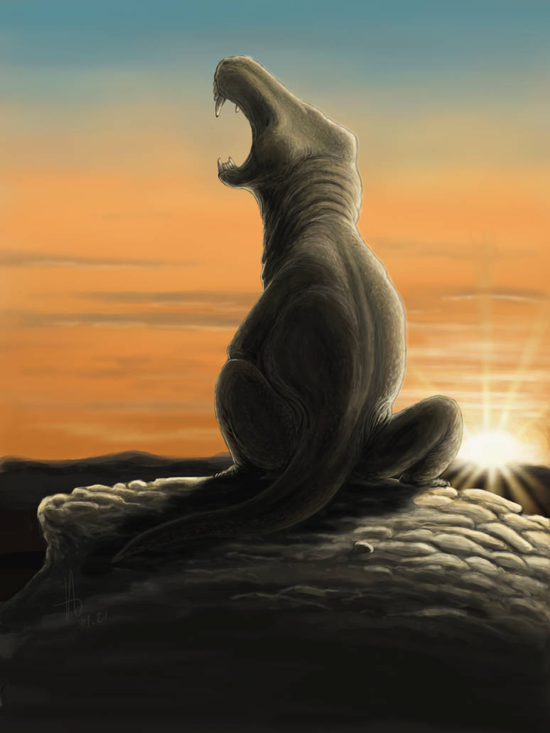 Rubidgea atrox by RavePaleoArt on DeviantArt