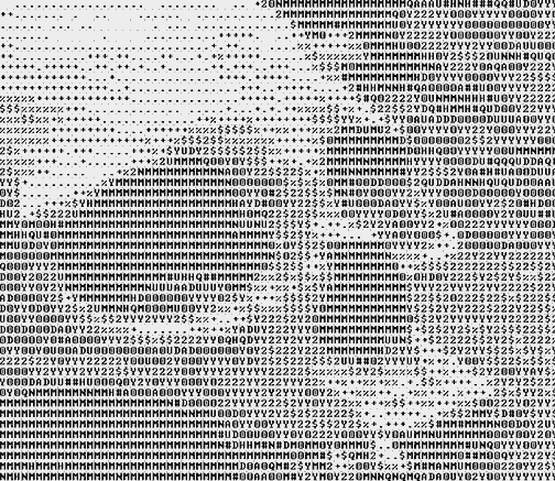 ASCII Skull by nava666 on DeviantArt