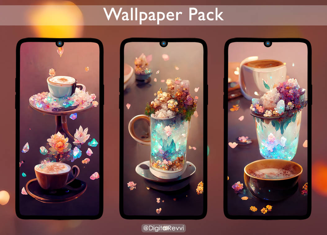 Free Coffee Wallpaper Pack by DigitalRevvi on DeviantArt