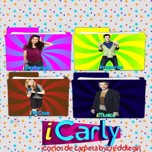 Iconos de iCarly + Walpaper by CreddieGirl on DeviantArt