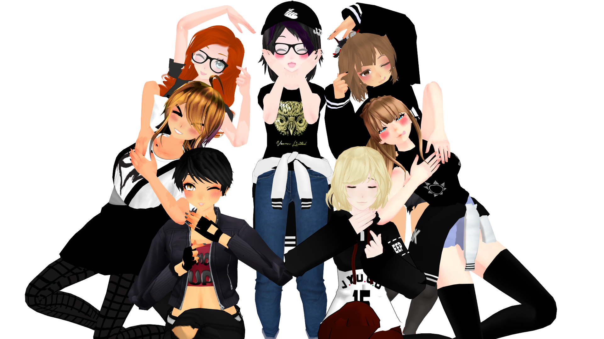 MMD | Big Heart Pose DL by LadyPoodle on DeviantArt