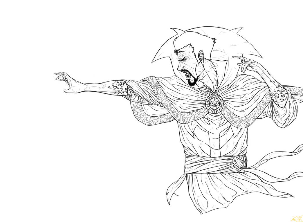 Dr.Strange sketch by kushido on DeviantArt