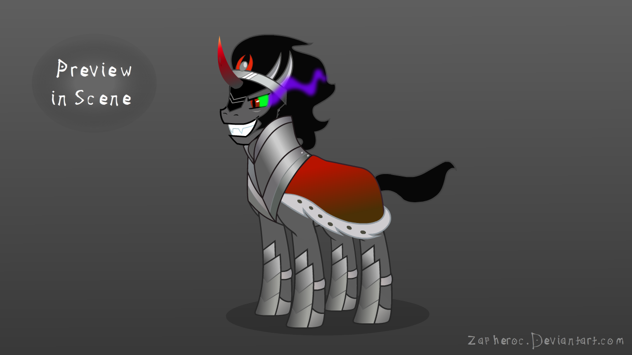 King Sombra Character Model (puppet) Preview by Zapheroc on DeviantArt