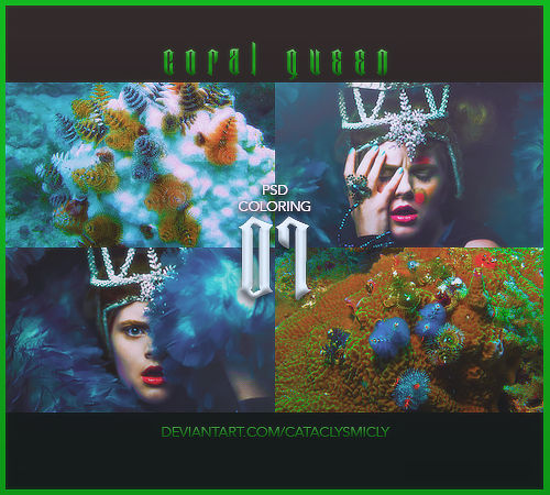PSD 01 - Coral Queen by cataclysmicly on DeviantArt