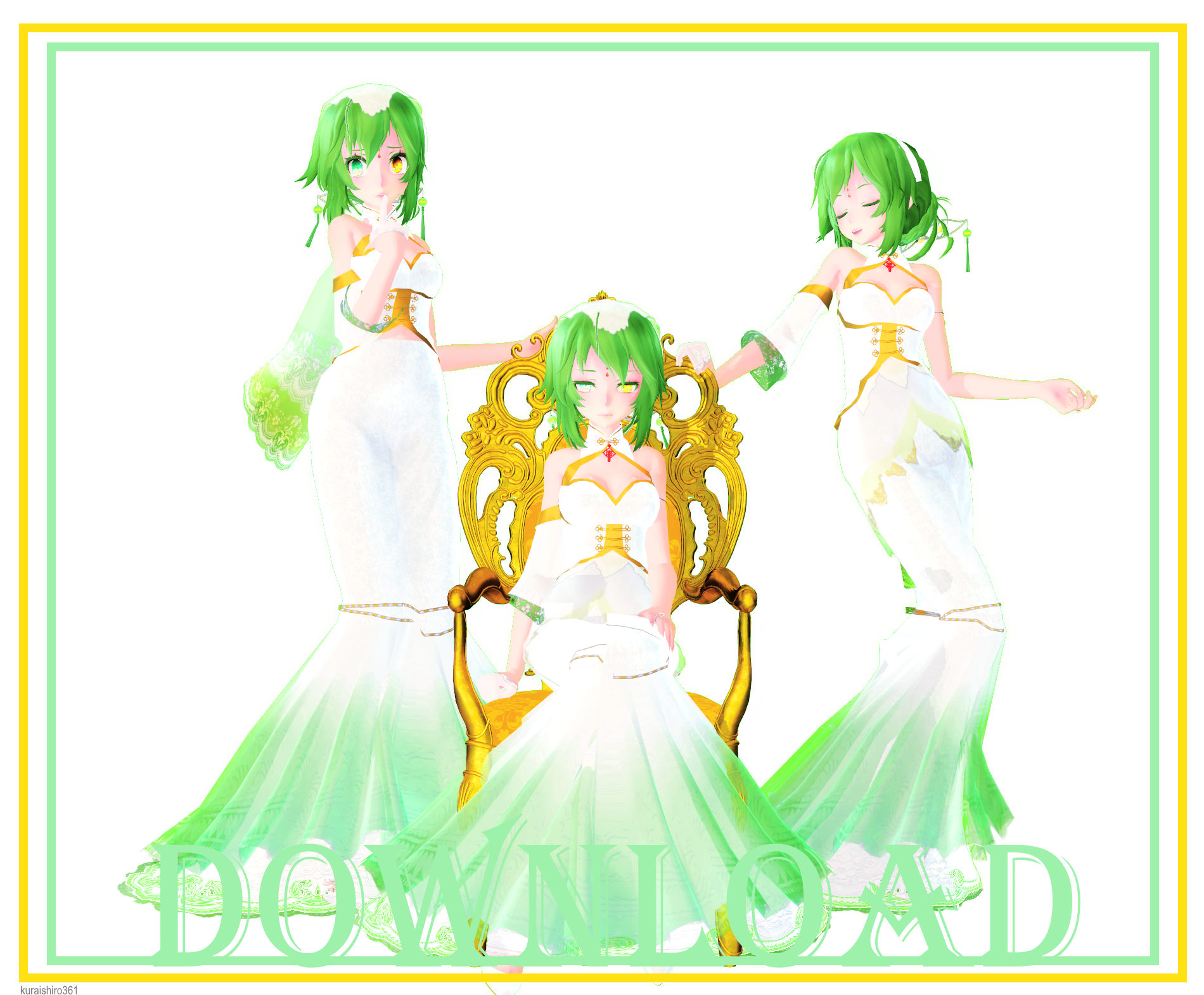 Wedding Gumi ll DOWNLOAD ll by kuraishiro361 on DeviantArt