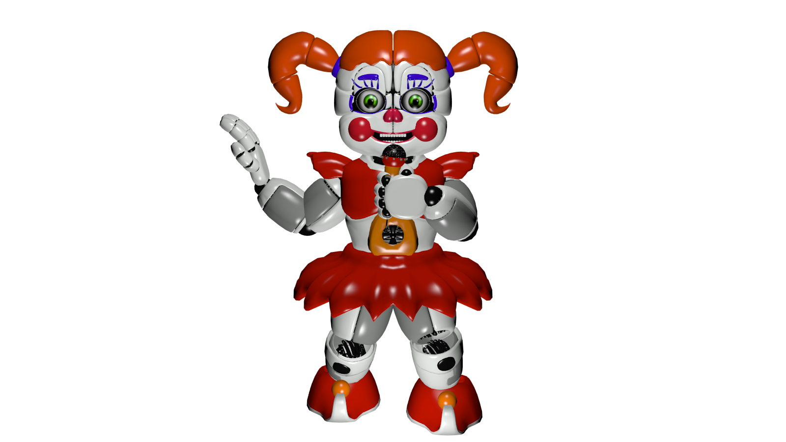 Circus Baby V5 by Bantranic, improved by AmenKing1999 on DeviantArt
