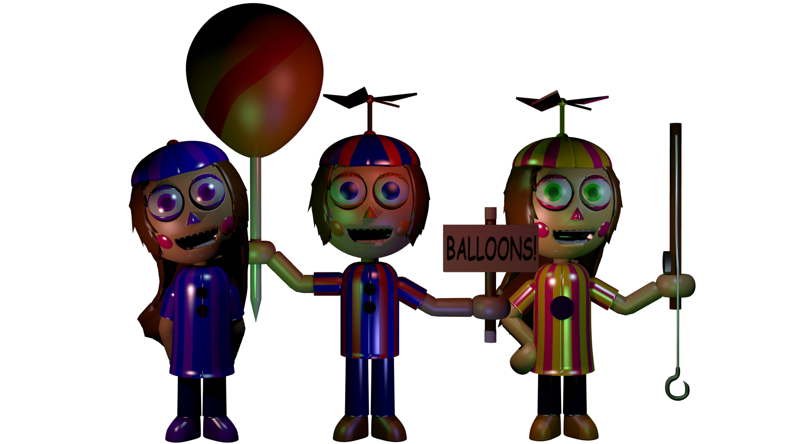 Balloon Boy, JayJay and DeeDee (my design) by AmenKing1999 on DeviantArt