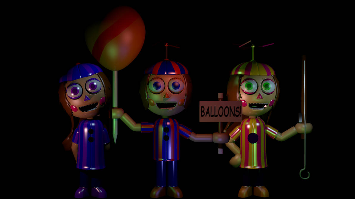 Balloon Boy, JayJay and DeeDee (my design) by AmenKing1999 on DeviantArt