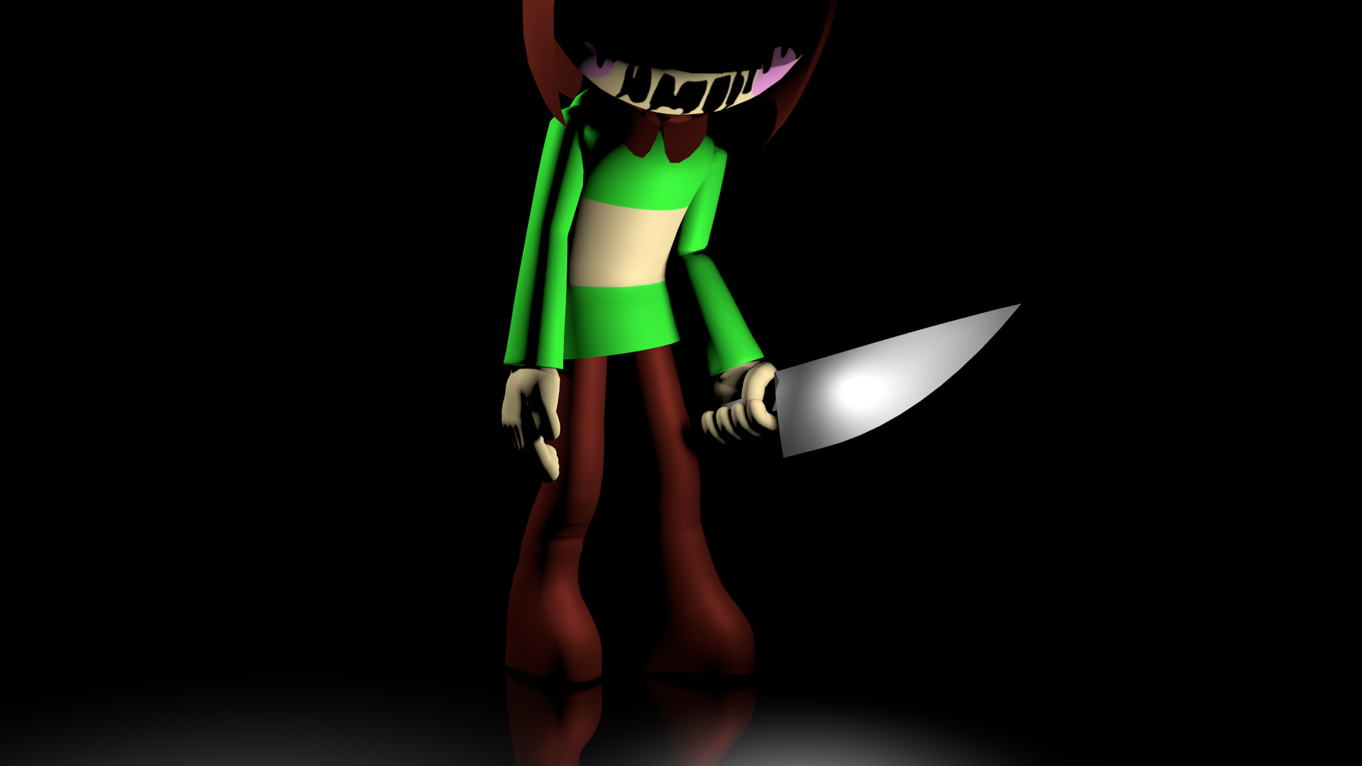 Help wanted (Chara model request) by AmenKing1999 on DeviantArt