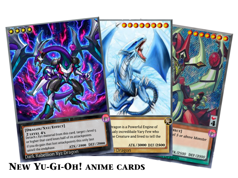 New Anime card Set by DylantheWEwolf on DeviantArt