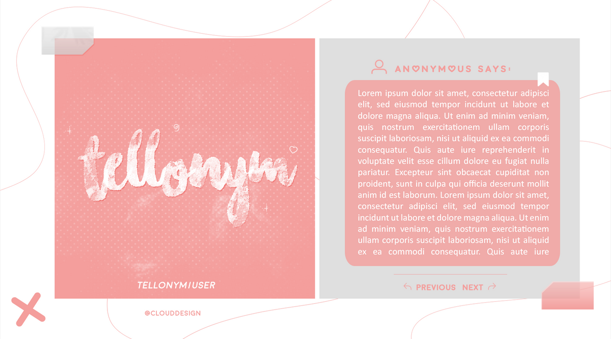 TELLONYM PSD/PLANTILLA. by sflxwerwu on DeviantArt