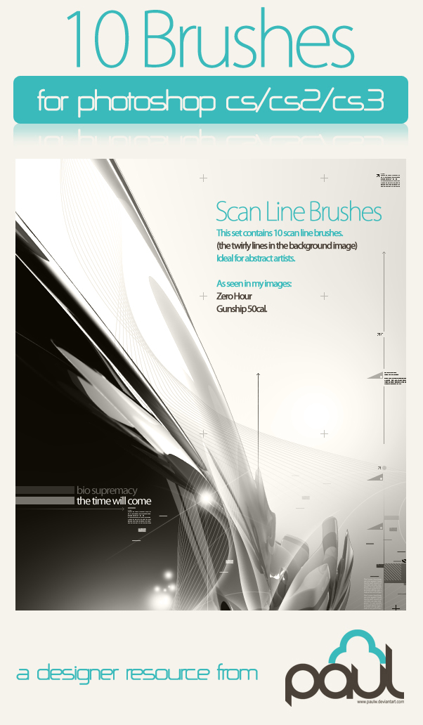 10 Scan Line Brushes by PAULW on DeviantArt
