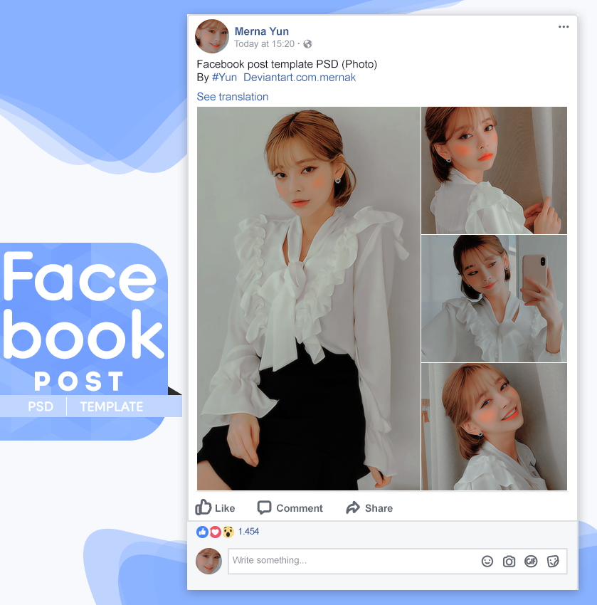 Facebook Post Template Psd