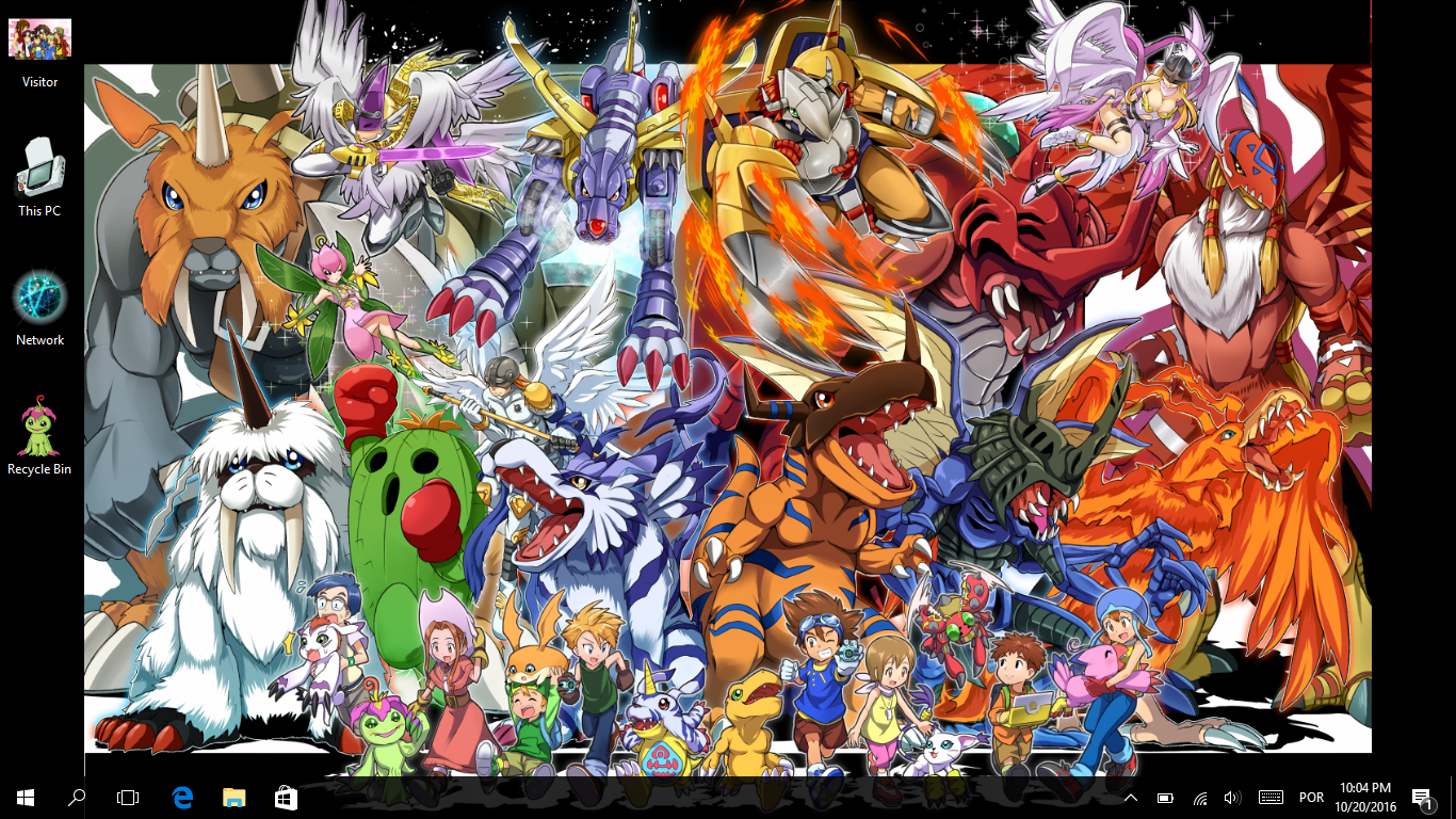 Digimon theme for Windows 7/8/10 by digifever on DeviantArt