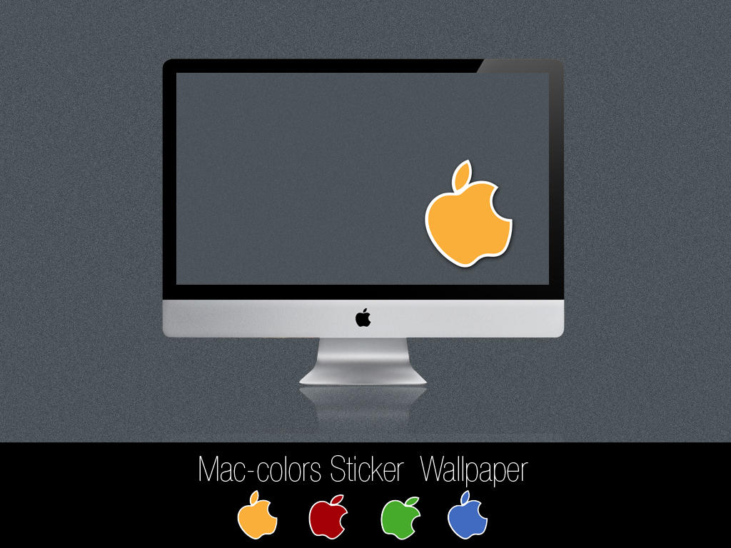 Mac-colors Sticker wallpaper by Mr-JC on DeviantArt