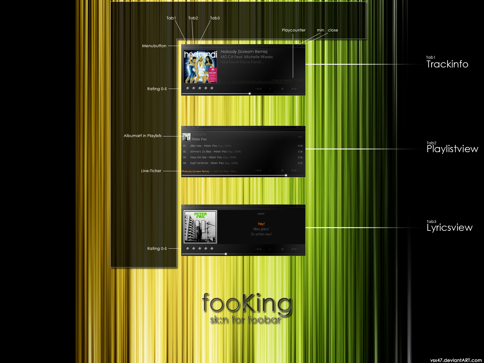 fooKing sk:n for foobar2000 by VSX47 on DeviantArt