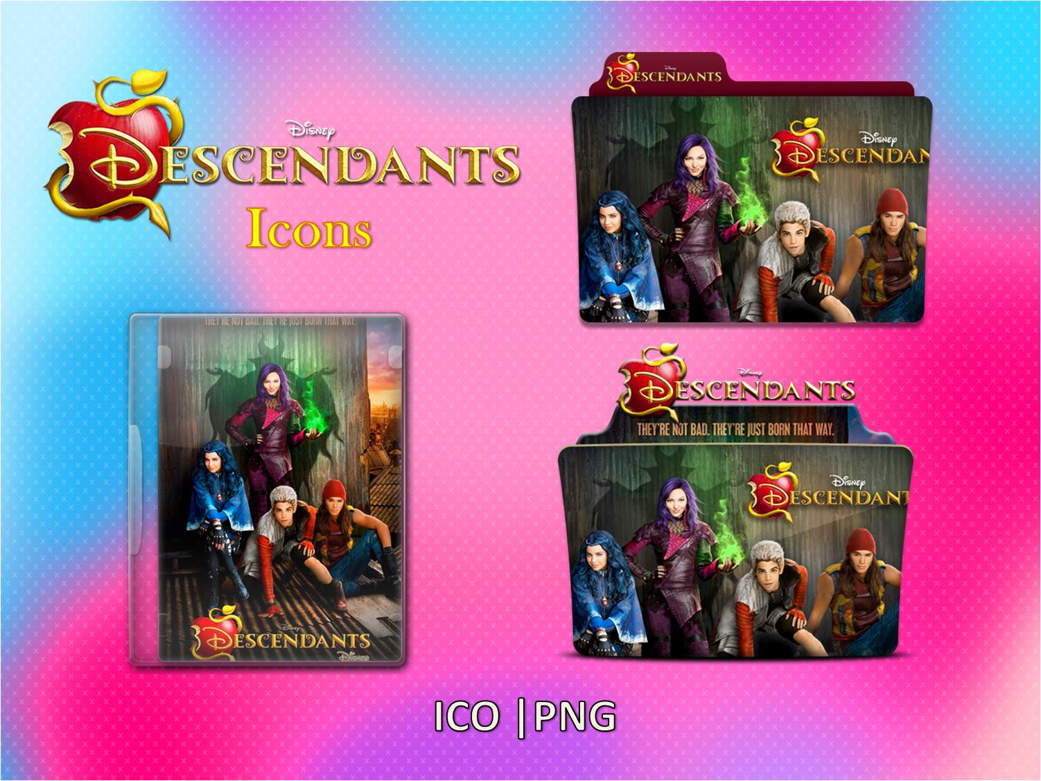 Disneys Descendants Icon by Ibe48 on DeviantArt