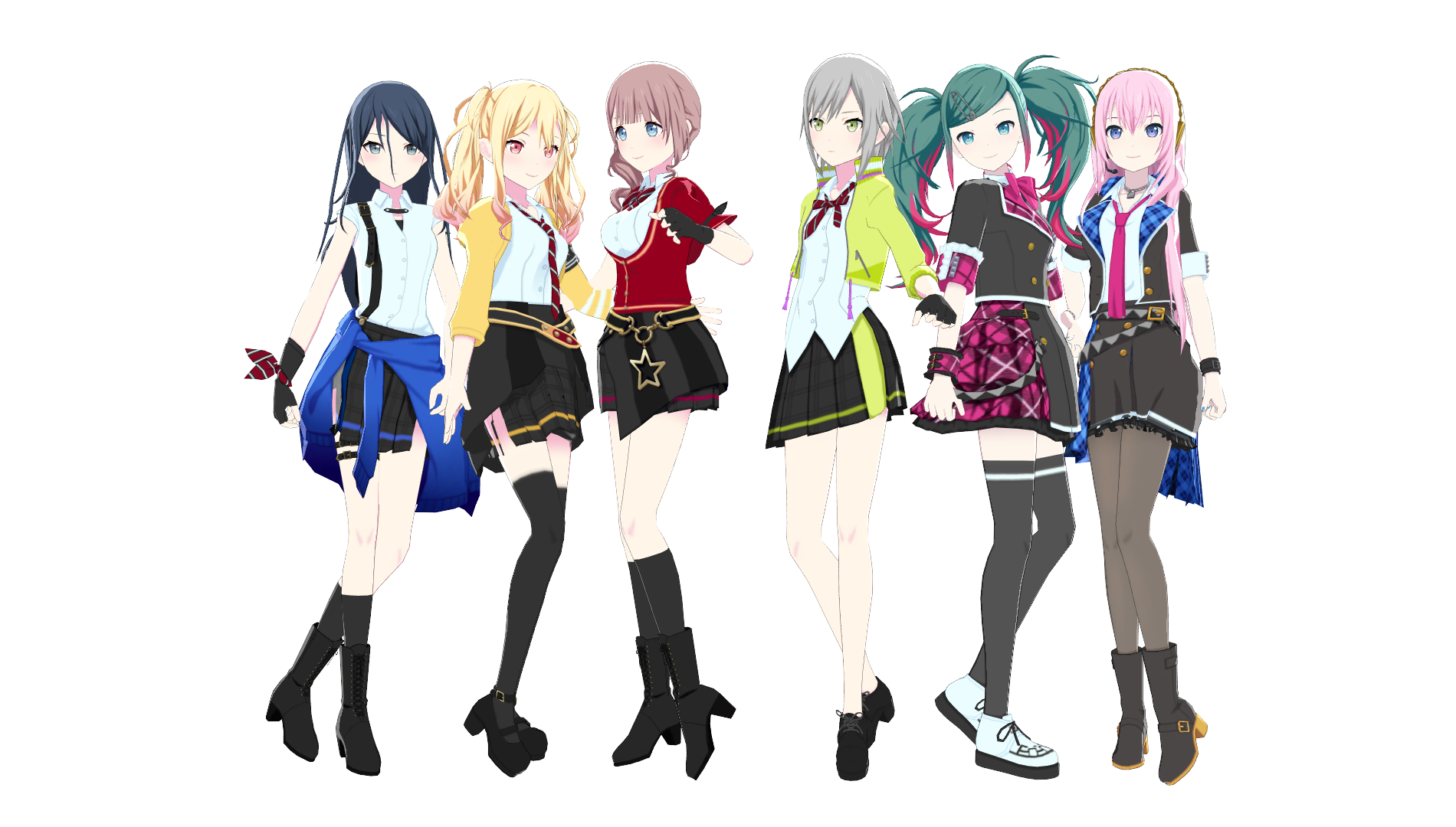 Project Sekai LeoNeed Default Pack MMD MODELS (DL) by BelovedSweetGirl ...