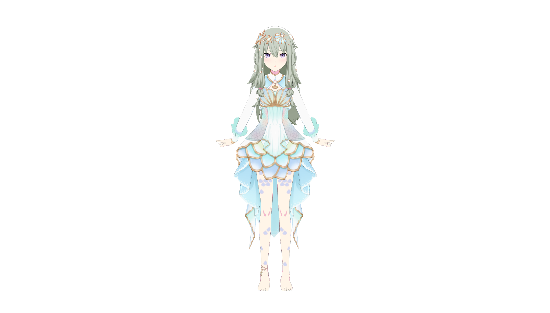 PJSK MMD Mermaid Water Dress Nene DL by BelovedSweetGirl on DeviantArt