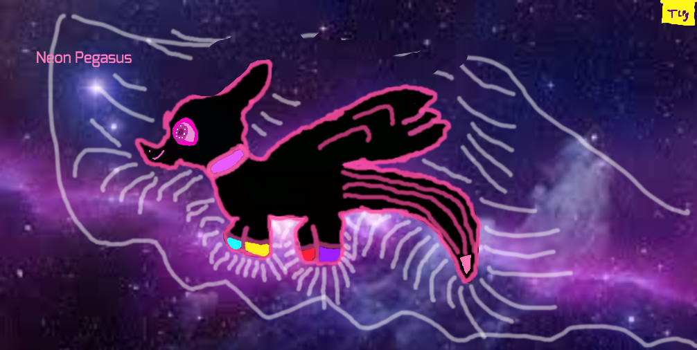 Neon Pegasus by TigerLillyPurpleGirl on DeviantArt