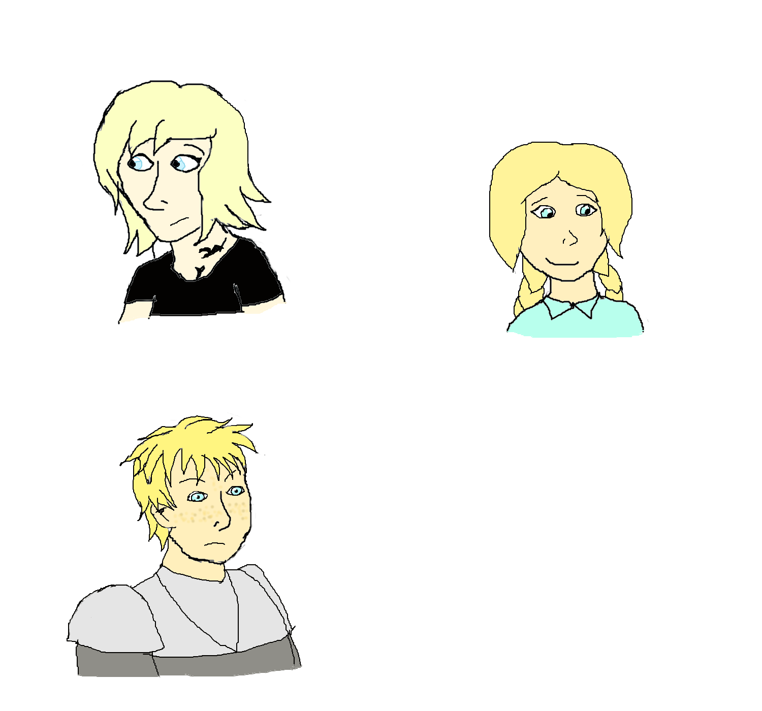 Blonde Hair Blue Eye Girls By Lilistich On Deviantart