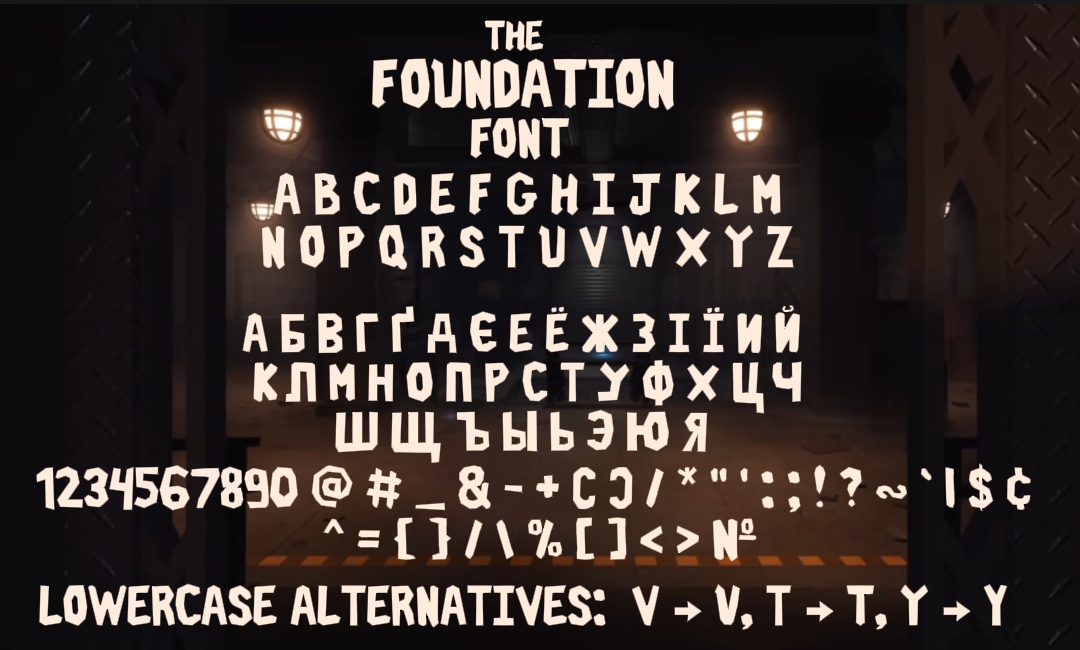 The Foundation Font V1.5 by Mark2458488598258278 on DeviantArt