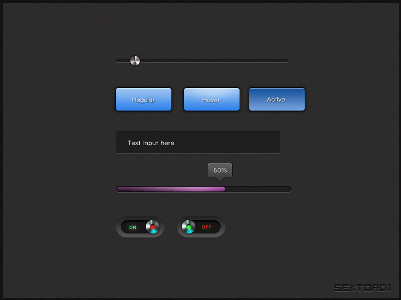 Simple UI Kit by slayerD1 on DeviantArt