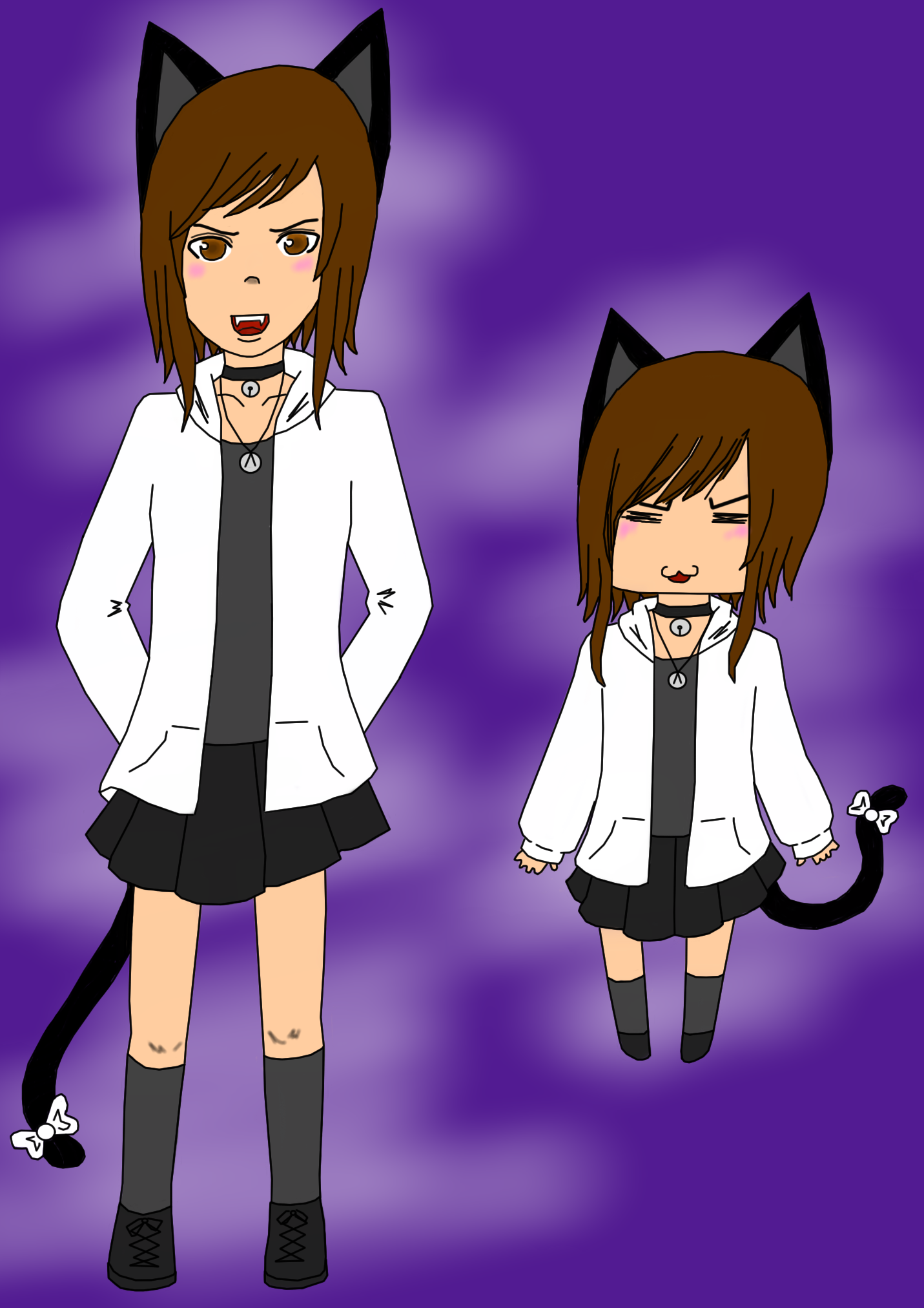 Miraki Chibi And Anime by samakowolf on DeviantArt