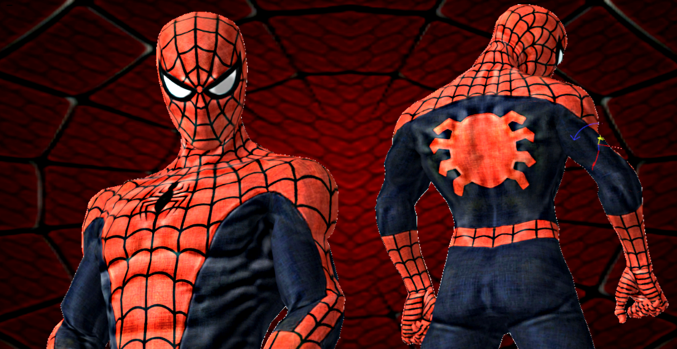 Spider-Man (Red Suit) for XPS/XNALara by Datmentalgamer on DeviantArt