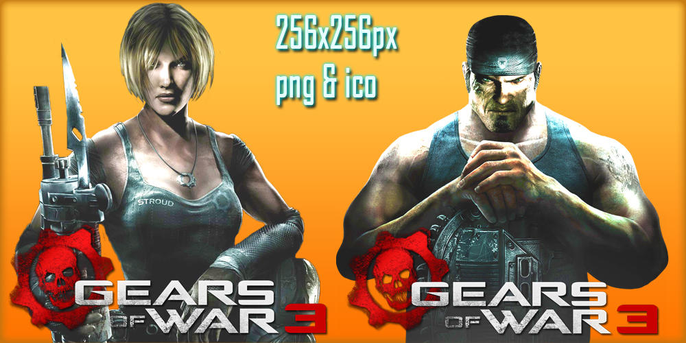 Gears of War 3 Icons by evolution99 on DeviantArt