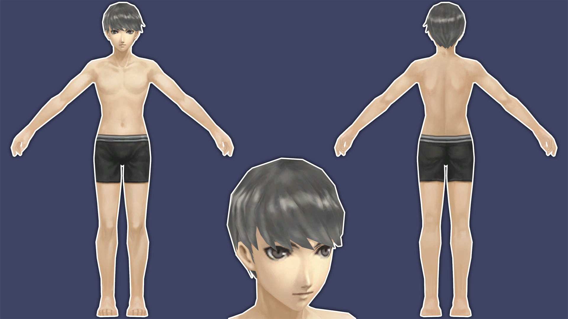 Yu Narukami Persona 5 2015 Beta Model By Lazyspongie On Deviantart