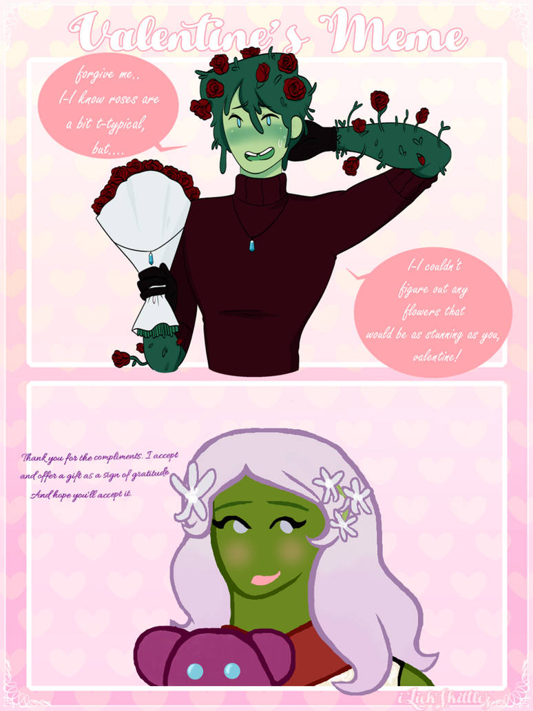 Valentine Meme response for Elliot by Moonstone27 on DeviantArt