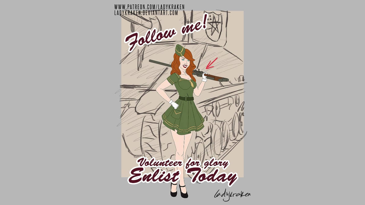 Enlist Today, Empira Glory- Steps Digital Painting by LadyKraken on ...