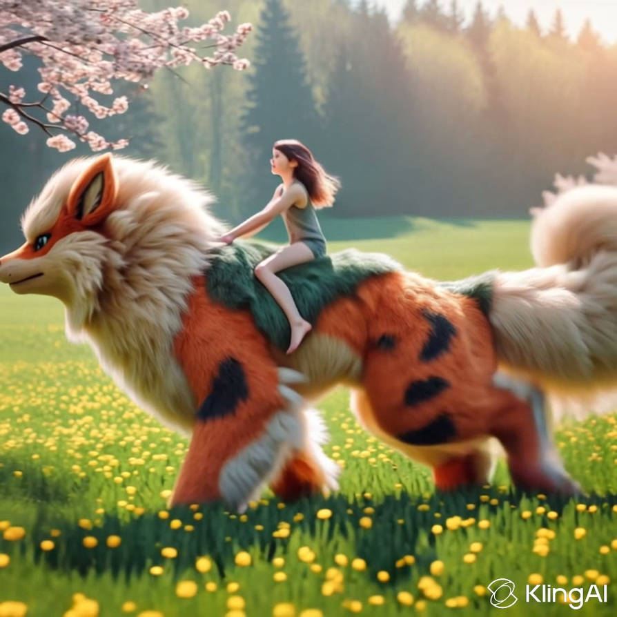 fluffy Arcanine ride (video) by sangerzonnvolt1 on DeviantArt
