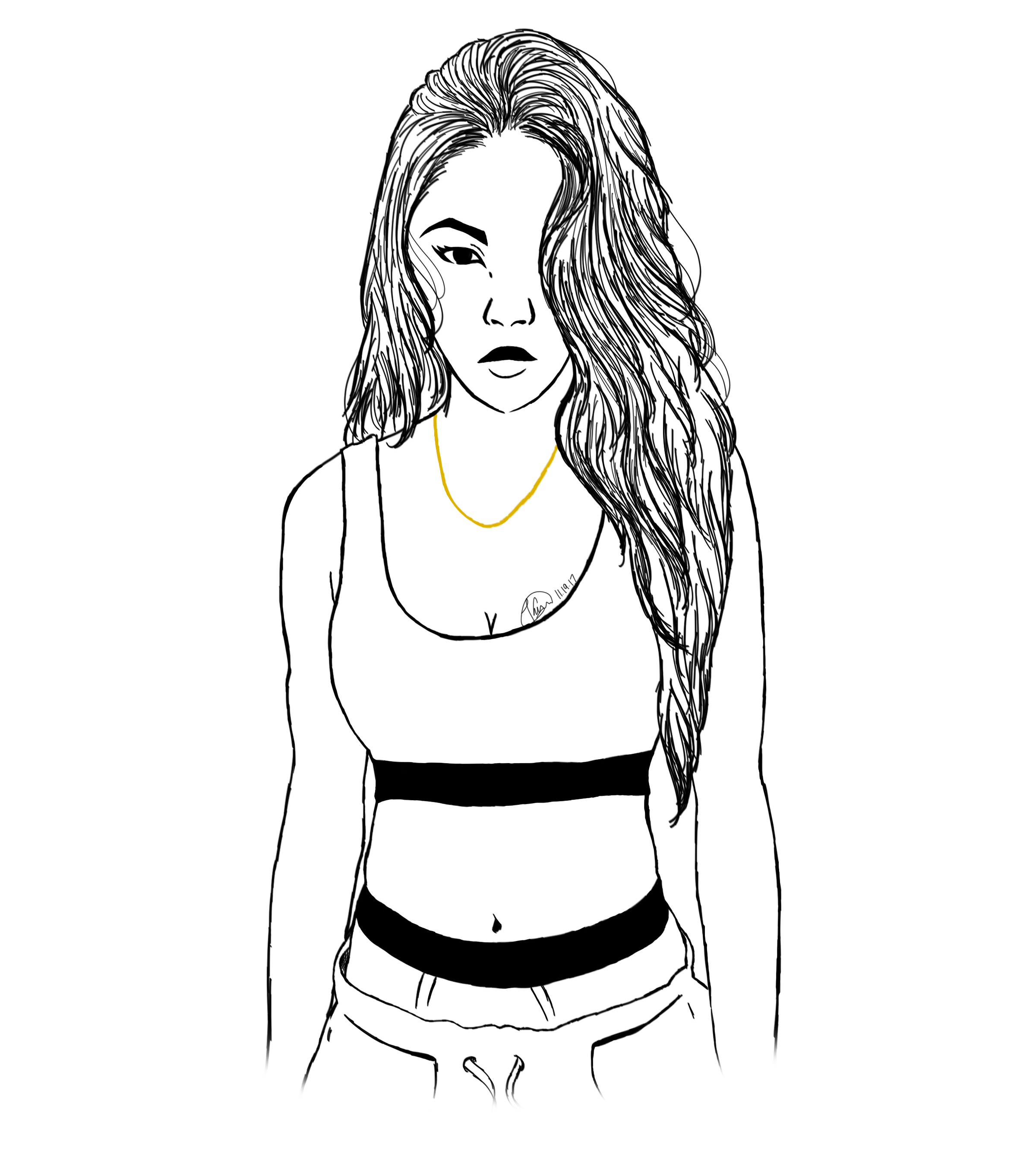 Strong Young Woman: my OC by KSAONFLEEK16 on DeviantArt