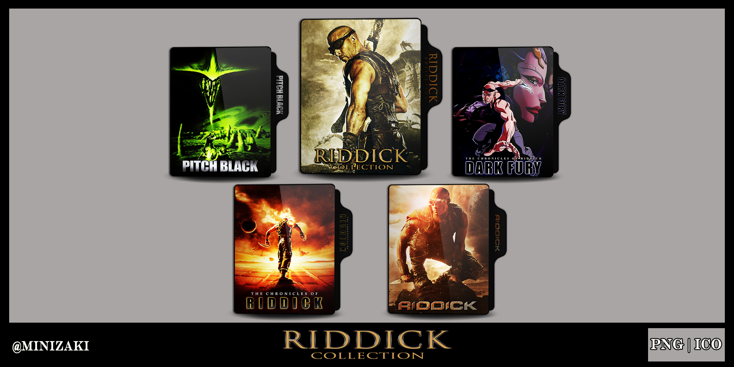 Riddick Collection by MiniZaki on DeviantArt