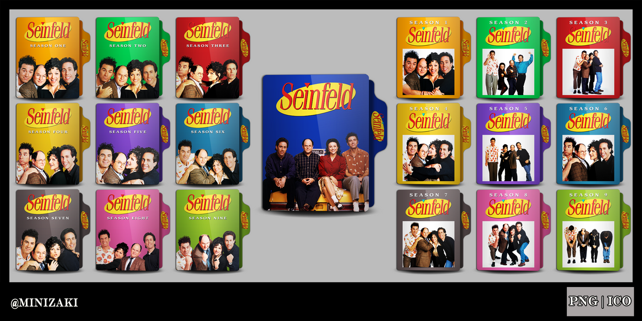 Seinfeld (Seasons 1-9) by MiniZaki on DeviantArt