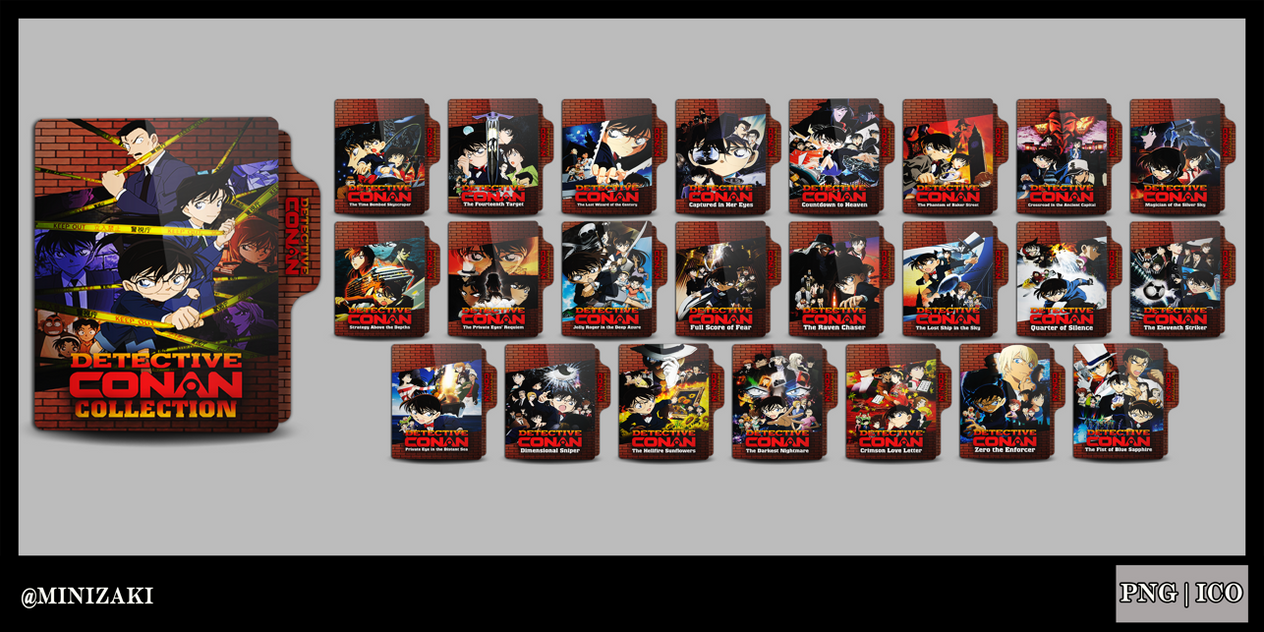 Detective Conan Movie Collection by MiniZaki on DeviantArt