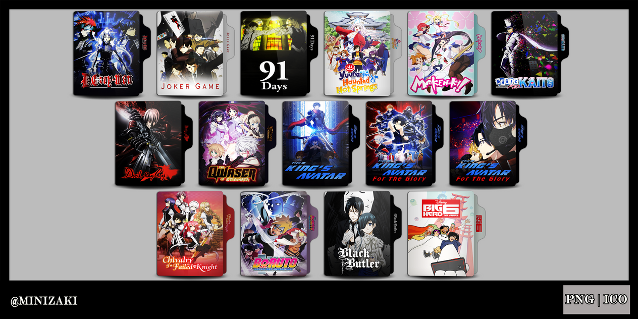 Folders Pack #46 by MiniZaki on DeviantArt