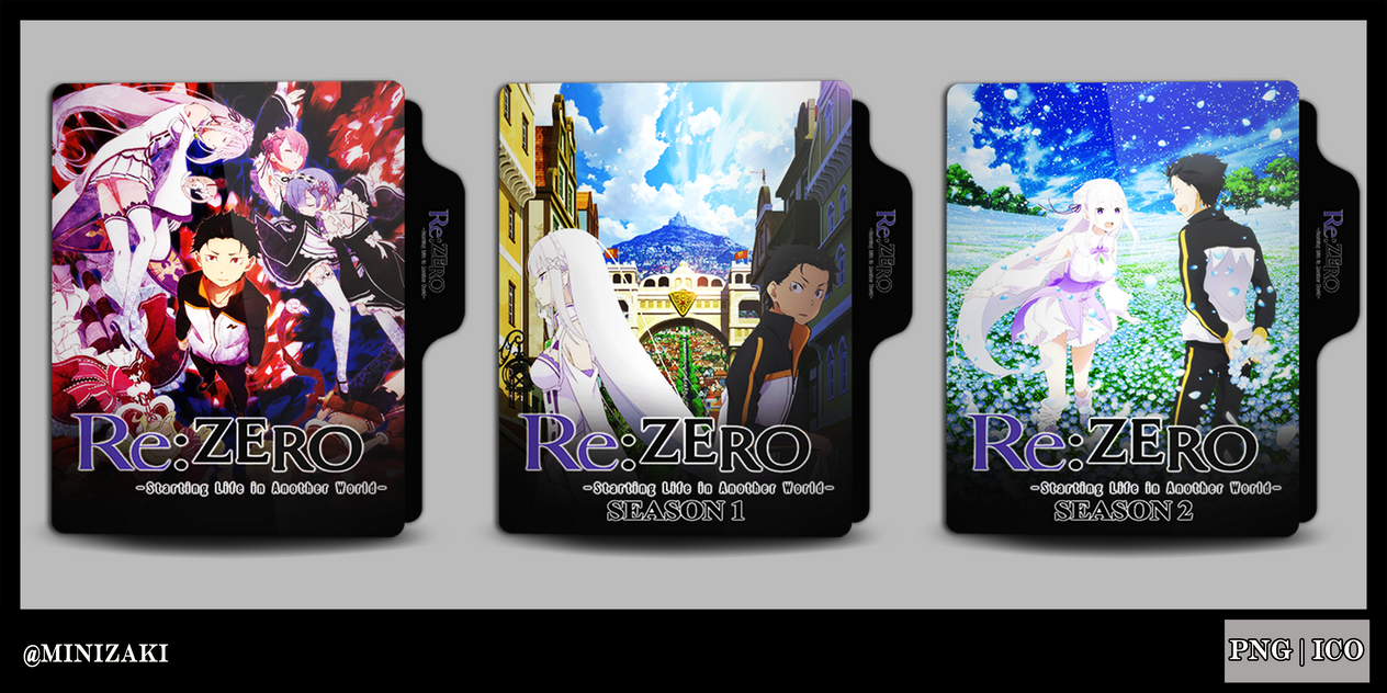 Re:Zero (Seasons 1-2) by MiniZaki on DeviantArt