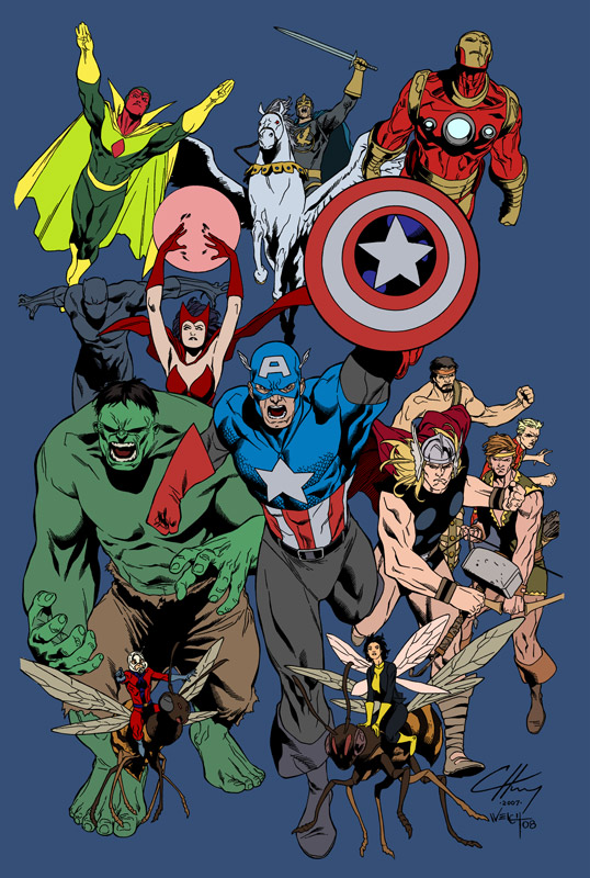 Avengers flats by alexasrosa on DeviantArt