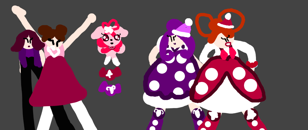 Celebrate! Party Precure- Cure Ghost and Joy by BooLooCrew on DeviantArt