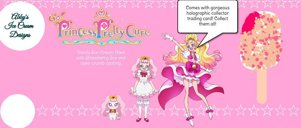 Ice Cream Characters- Go! Princess Precure by BooLooCrew on DeviantArt