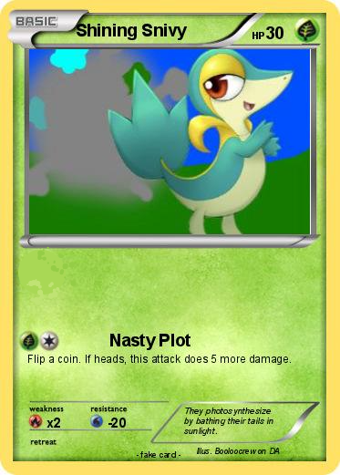 Snivy Pokemon Card