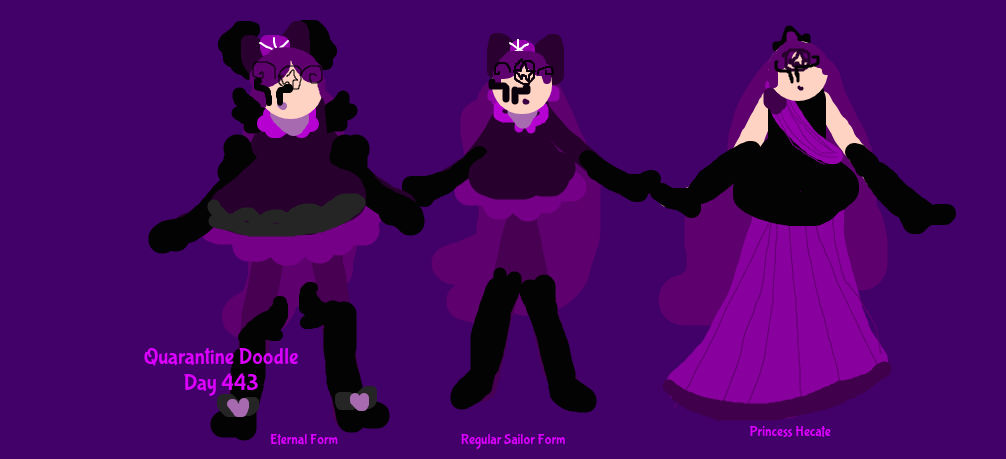 Sailor Hecate OC- COVID Doodle Day 443 by BooLooCrew on DeviantArt