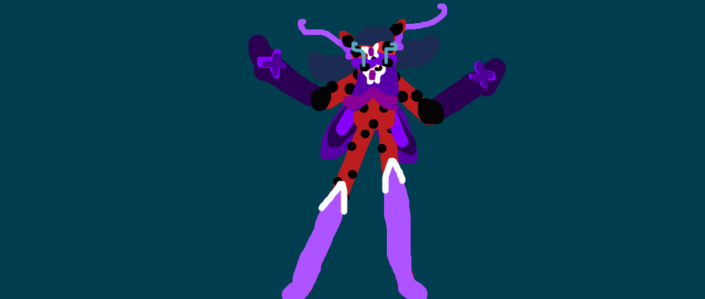 'Tikki, Nooroo, unify!'- Painted Ladybug by BooLooCrew on DeviantArt